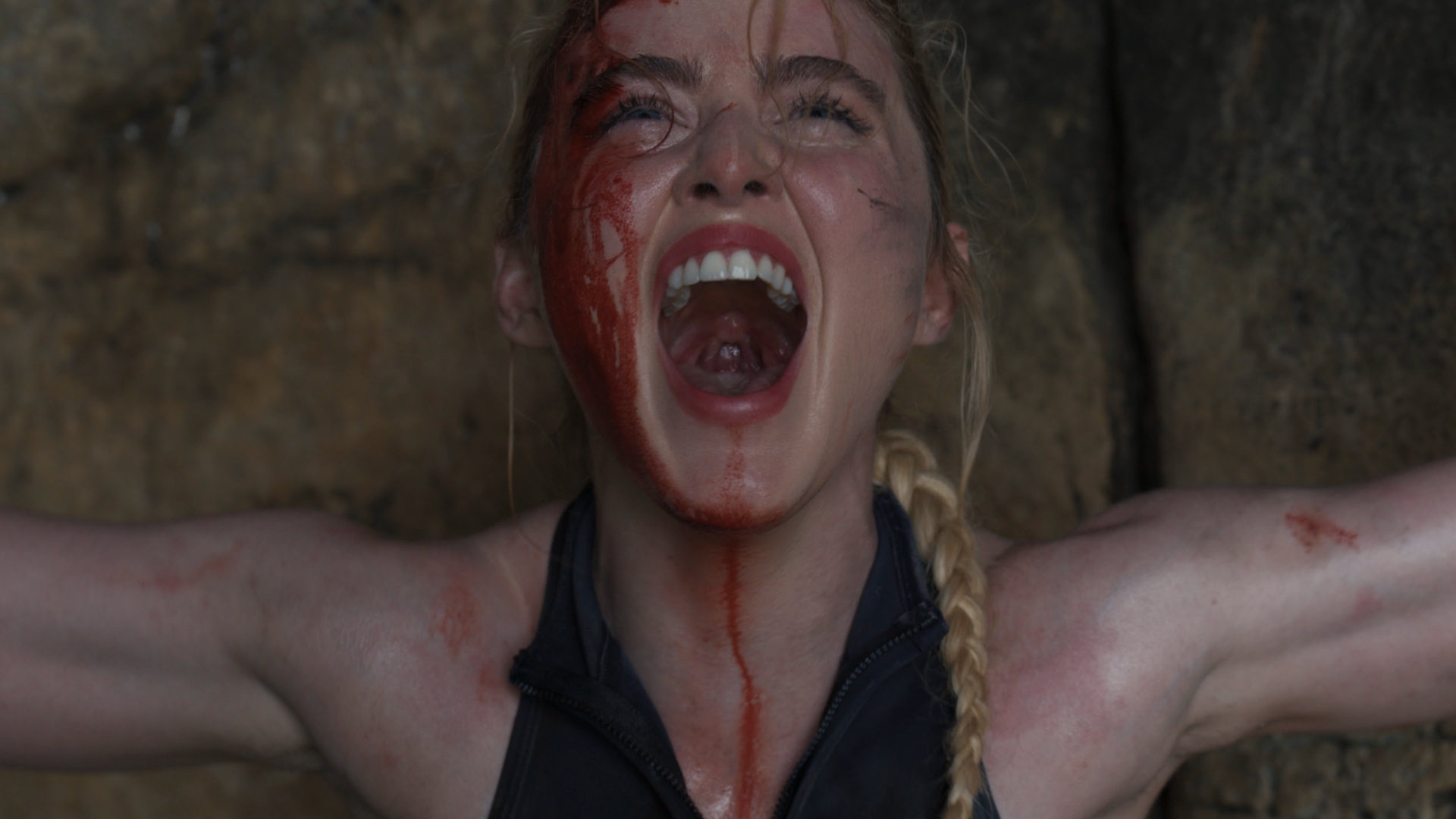 Kathryn Newton and Her Friends Fight for Survival in 'The Devil's Mouth ...